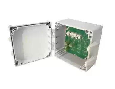 Caja BNC policarbonato para sensores vibración, 10 canales. marca ...